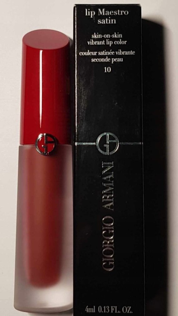 Giorgio Armani Lip Maestro Satin 10 pomadka w płynie 4ml oryginał ...
